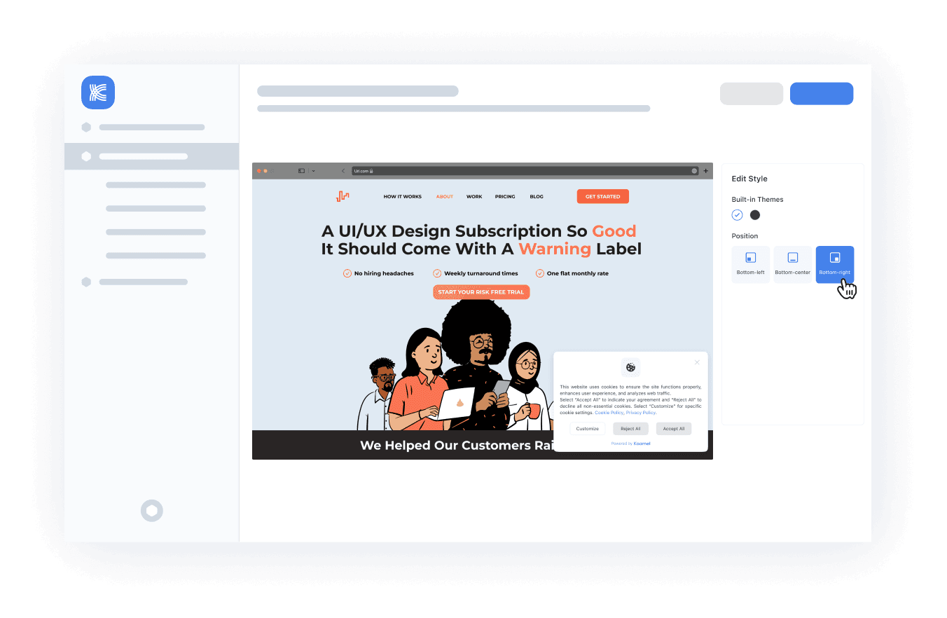 Kaamel隐私中心 | 一站式隐私政策生成与合规解决方案